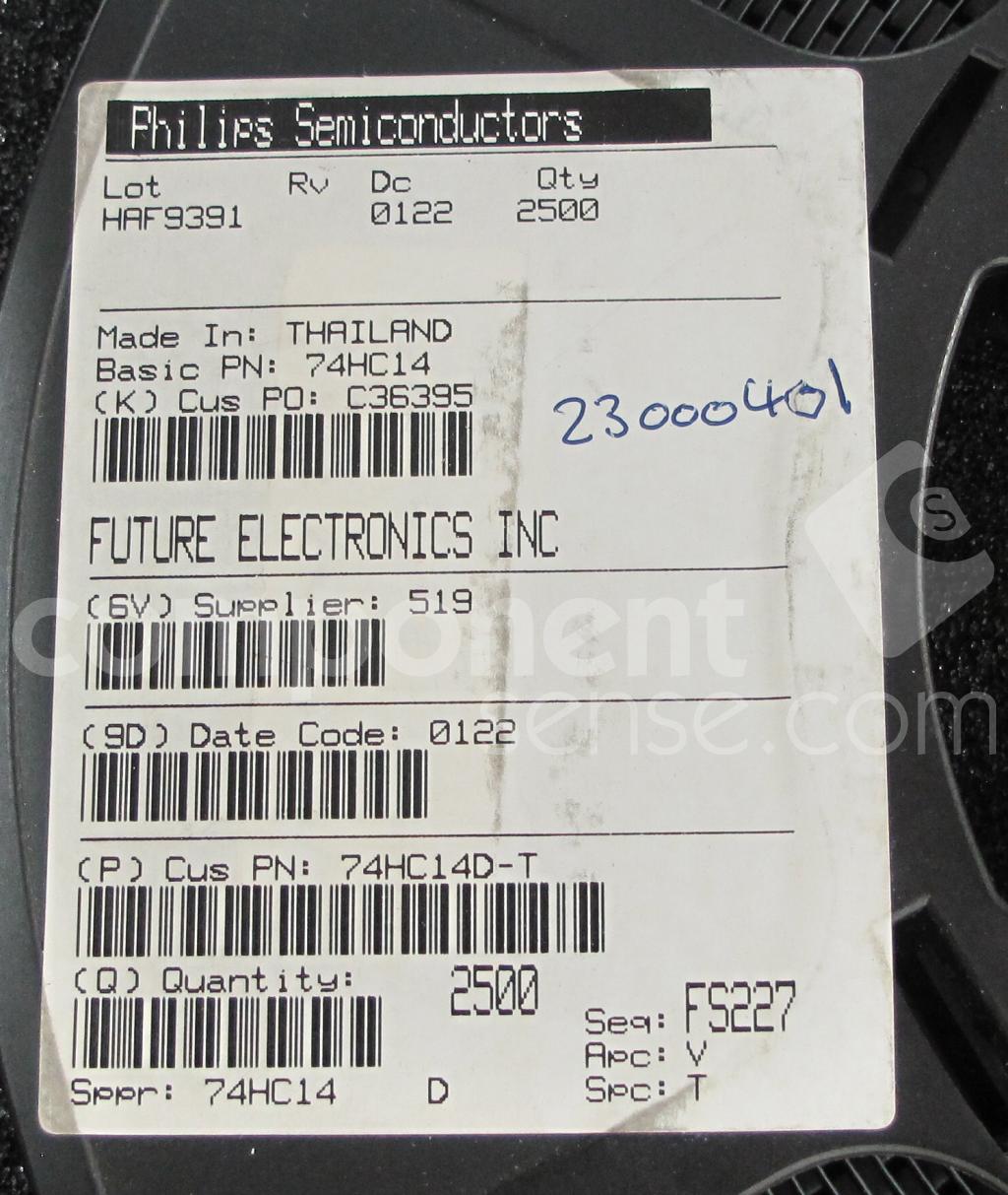 74HC14D-T Philips | Component Sense