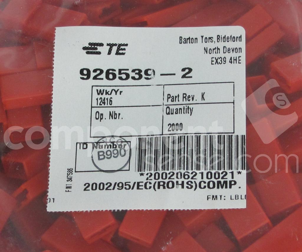 926539-2 Tyco Electronics | Component Sense