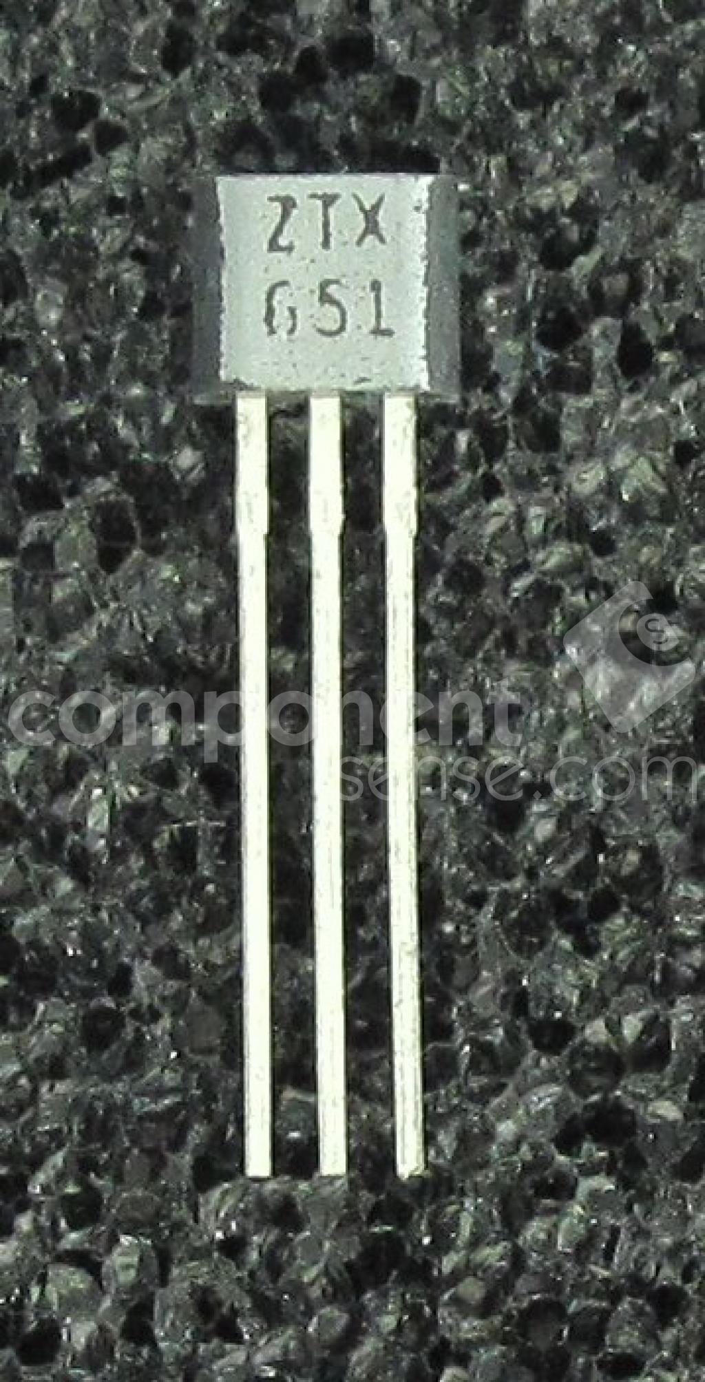 ZTX651 Zetex Inc | Component Sense