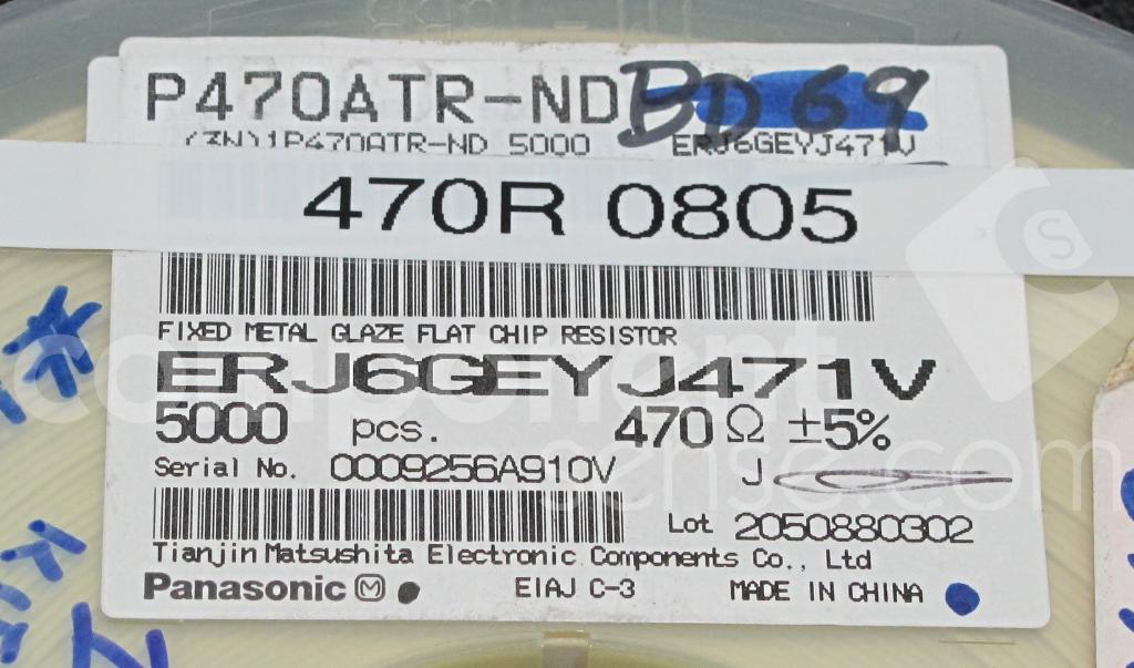 ERJ6GEYJ471V Panasonic | Component Sense