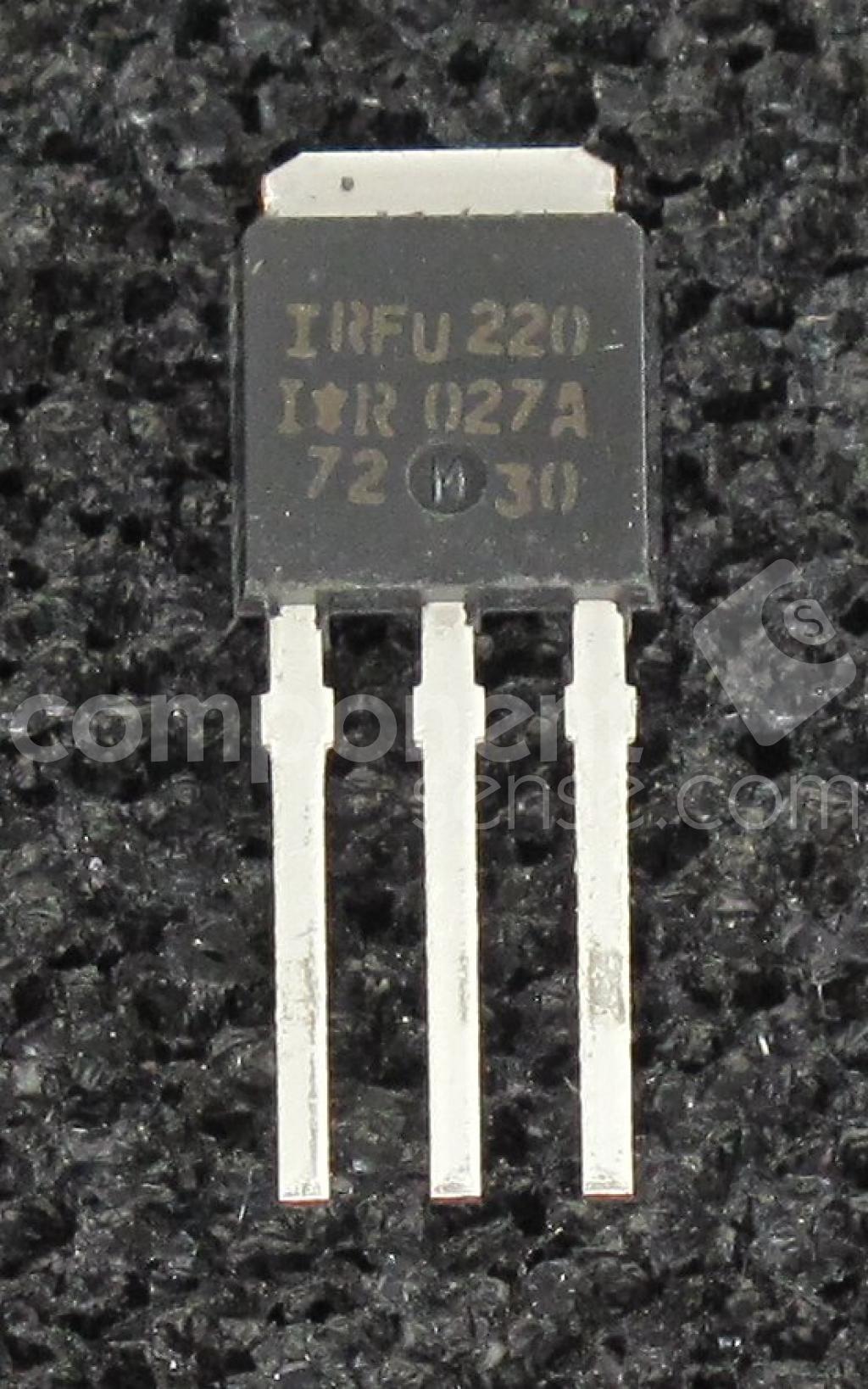 IRFU220 International Rectifier (IR), Intersil | Component Sense