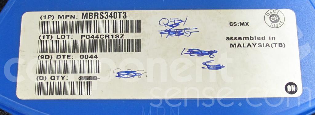 MBRS340T3 ON Semiconductor | Component Sense