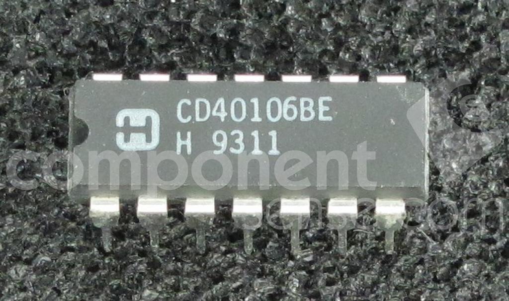 CD40106BE Texas Instruments, Harris Corporation (Intersil) | Component ...