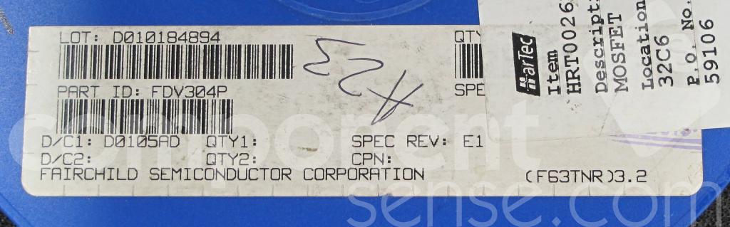 FDV304P Fairchild Semiconductor | Component Sense