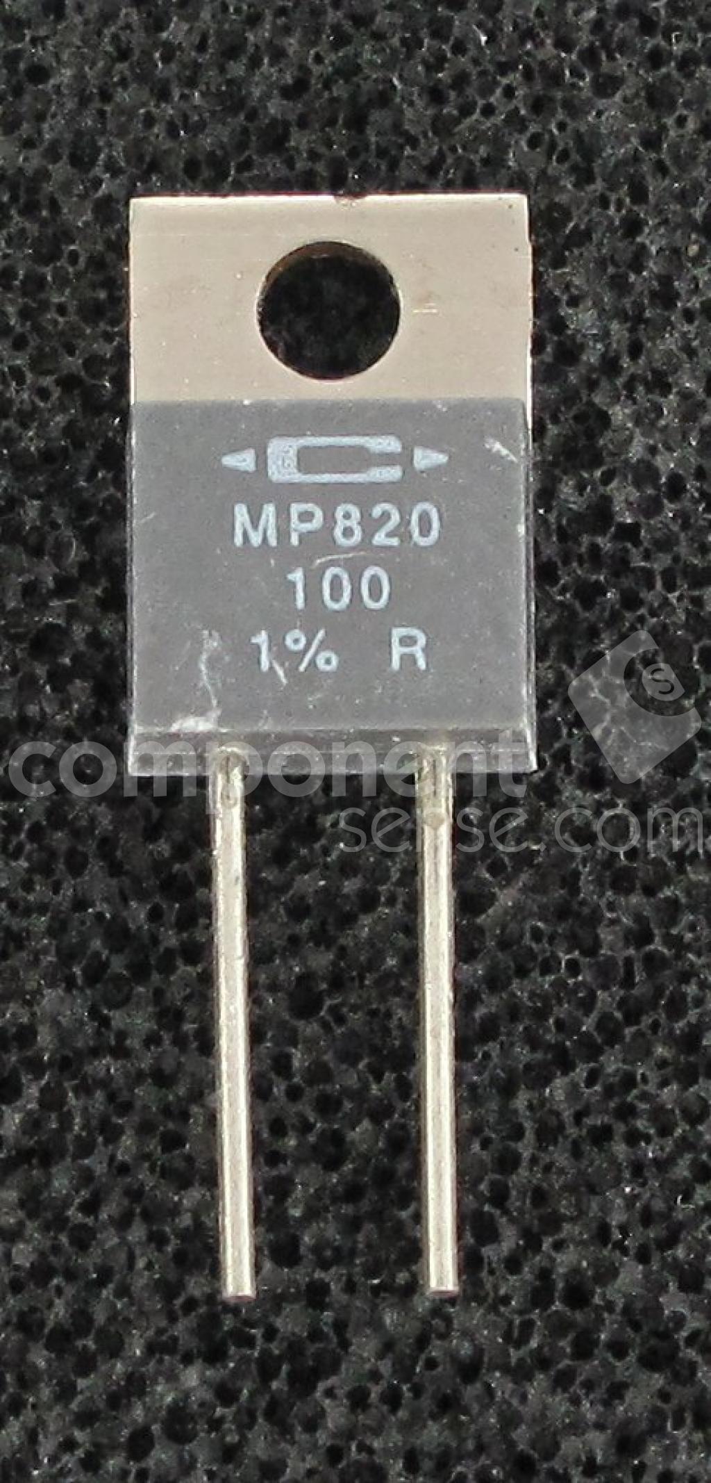 MP820-100-1% Caddock Electronics | Component Sense