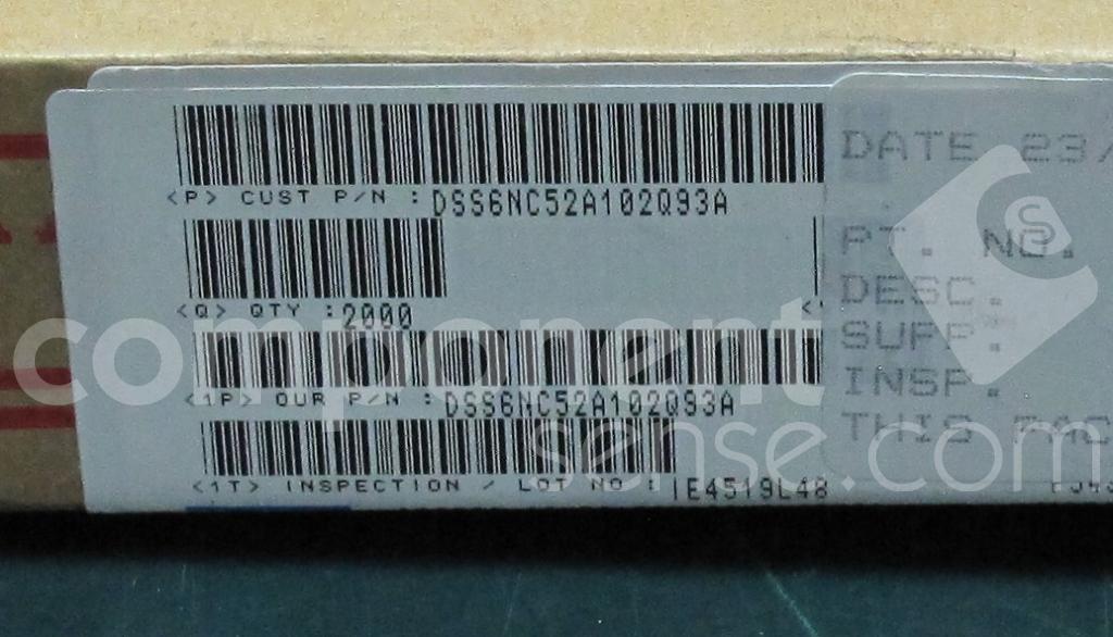 DSS6NC52A102Q93A Murata | Component Sense