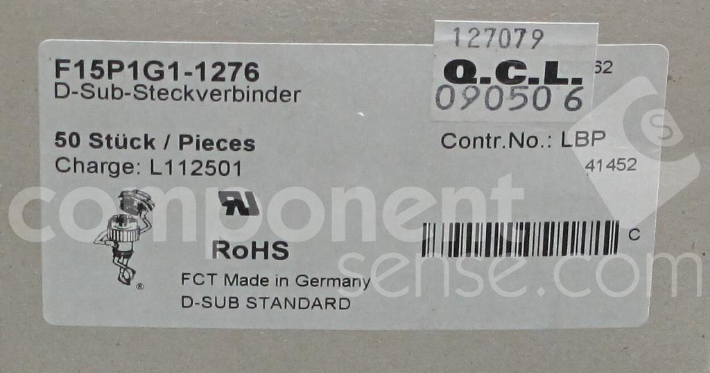 F15P1G1-1276 FCT Electronic GmbH | Component Sense