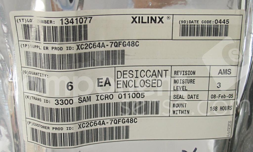 XC2C64A-7QFG48C Xilinx | Component Sense