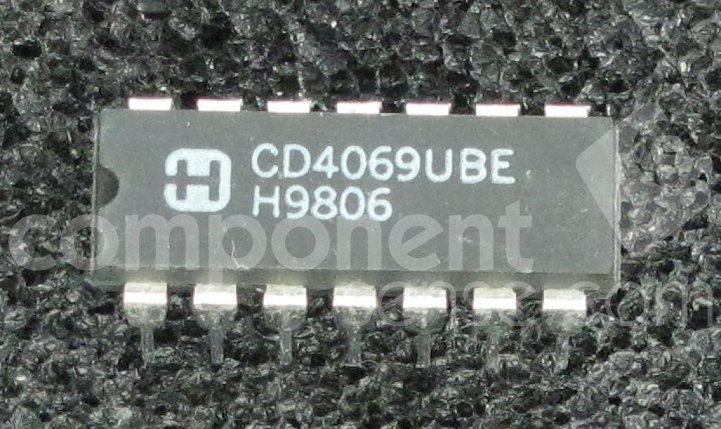 CD4069UBE Harris Corporation (Intersil), Texas Instruments | Component ...