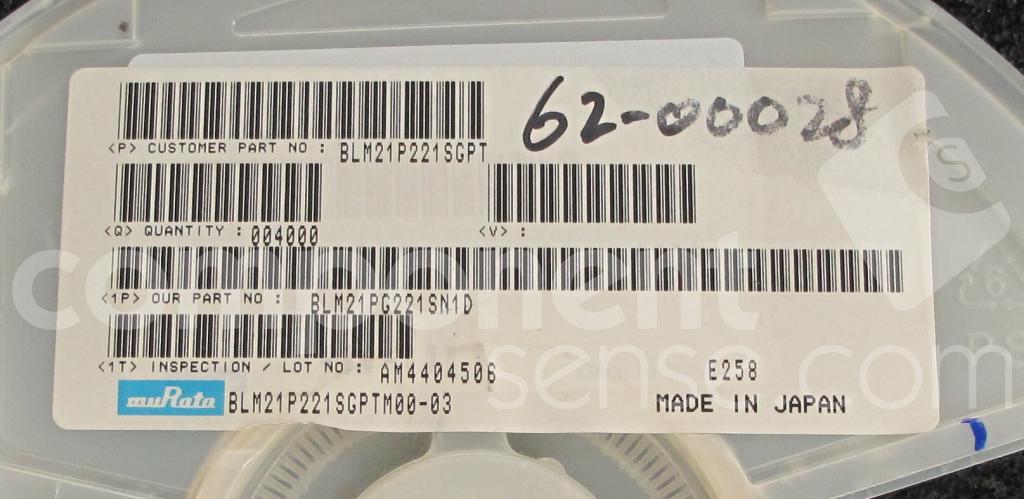 BLM21PG221SN1D Murata, Unknown | Component Sense