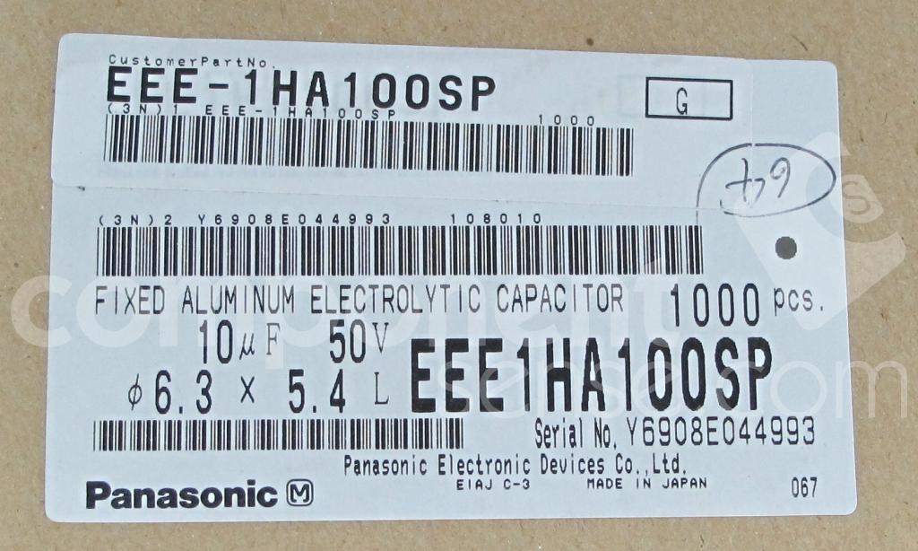 EEE1HA100SP Panasonic | Component Sense