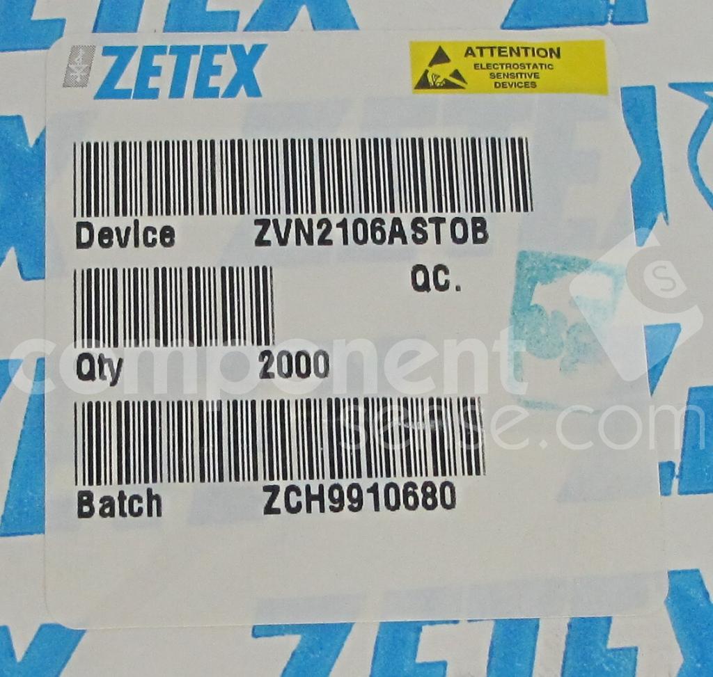 ZVN2106ASTOB Zetex Inc | Component Sense