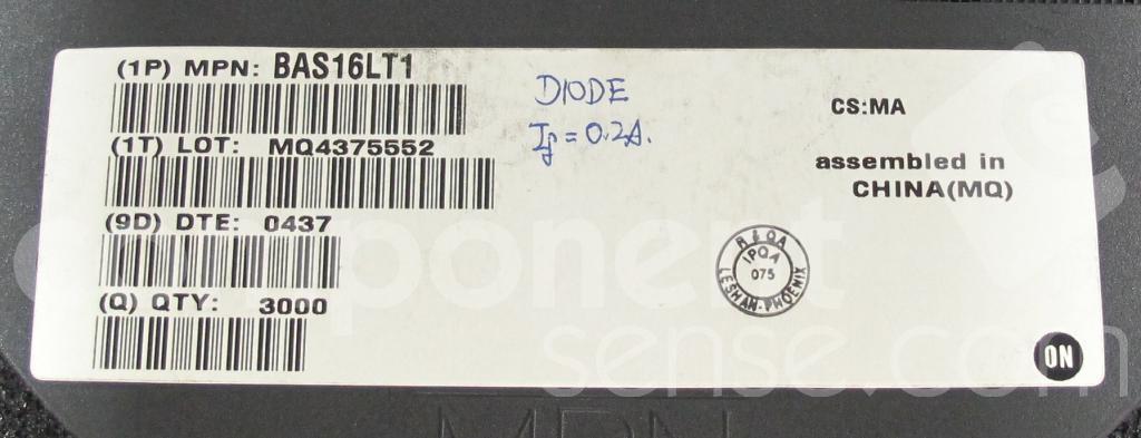 BAS16LT1 ON Semiconductor | Component Sense