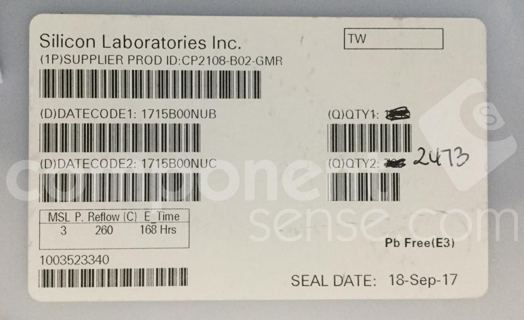 CP2108-B02-GMR Silicon Laboratories | Component Sense