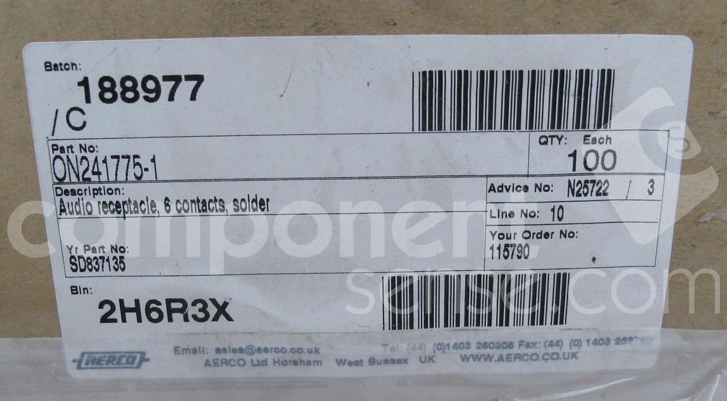 ON241775-1 Aerco | Component Sense