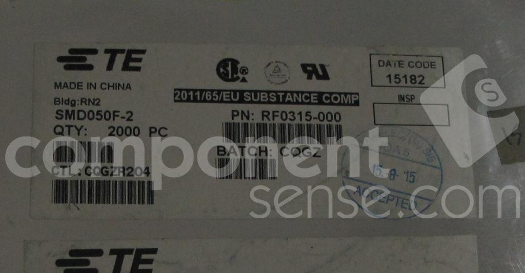 SMD050F-2 Tyco Electronics | Component Sense