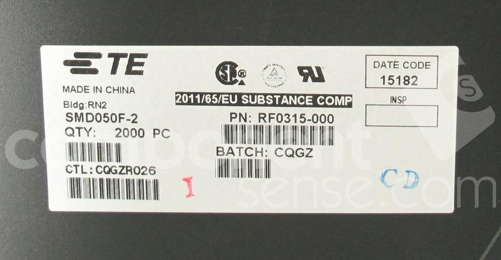 SMD050F-2 Tyco Electronics | Component Sense