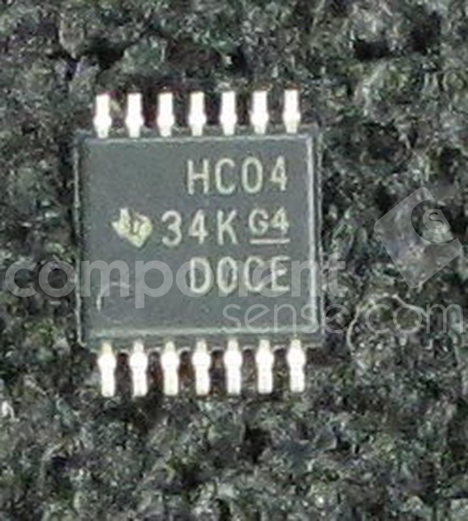 SN74HC04PW Texas Instruments | Component Sense