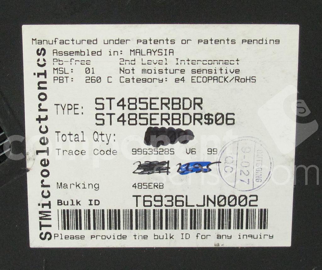 ST485ERBDR STMicroelectronics | Component Sense