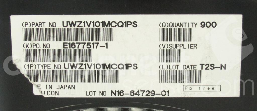 UWZ1V101MCQ1PS Nichicon Corp | Component Sense