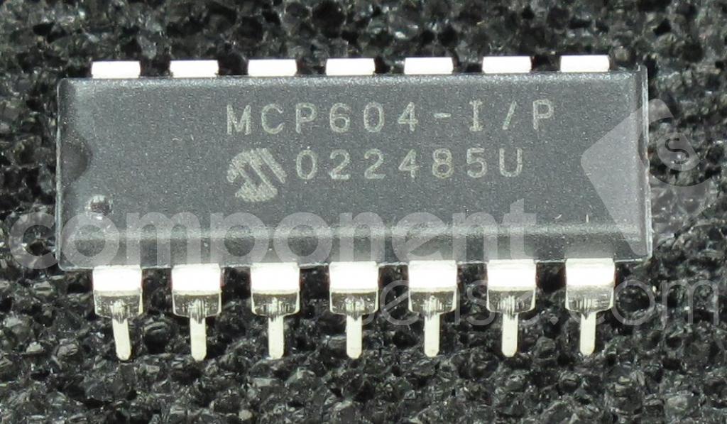 MCP604-I/P Microchip Technology | Component Sense