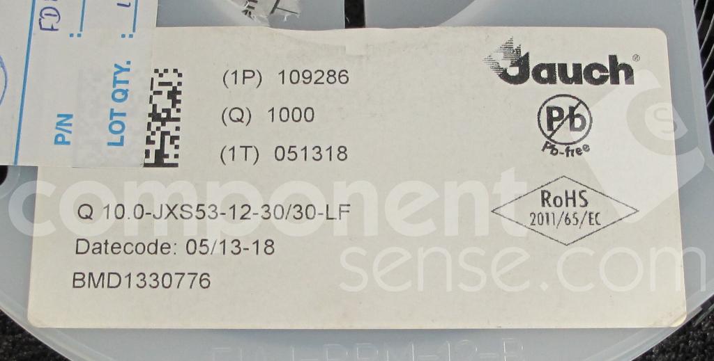 Q10-0-JXS53-12-30-30-LF H.C. Jauch | Component Sense