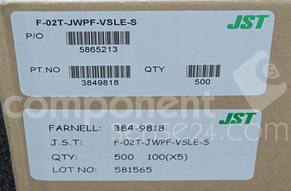 02T-JWPF-VSLE-S JST Mfg. Co., Ltd. | Component Sense
