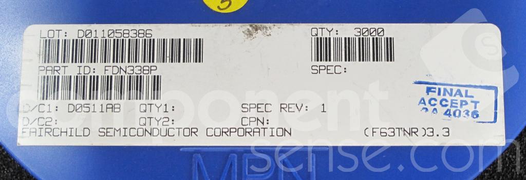 FDN338P Fairchild Semiconductor | Component Sense