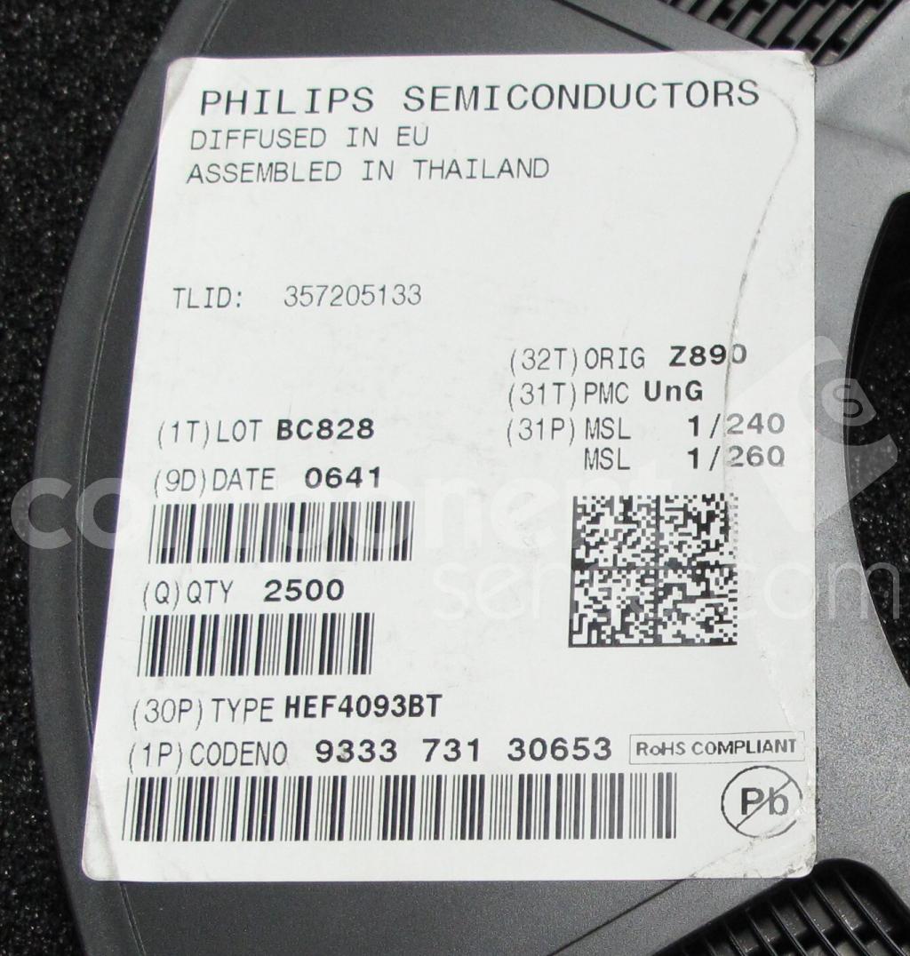 HEF4093BT Philips Semiconductor, Philips, NXP Semiconductors ...