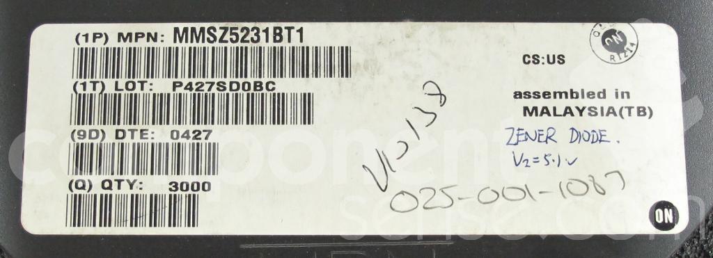 MMBZ27VCLT1 ON Semiconductor | Component Sense