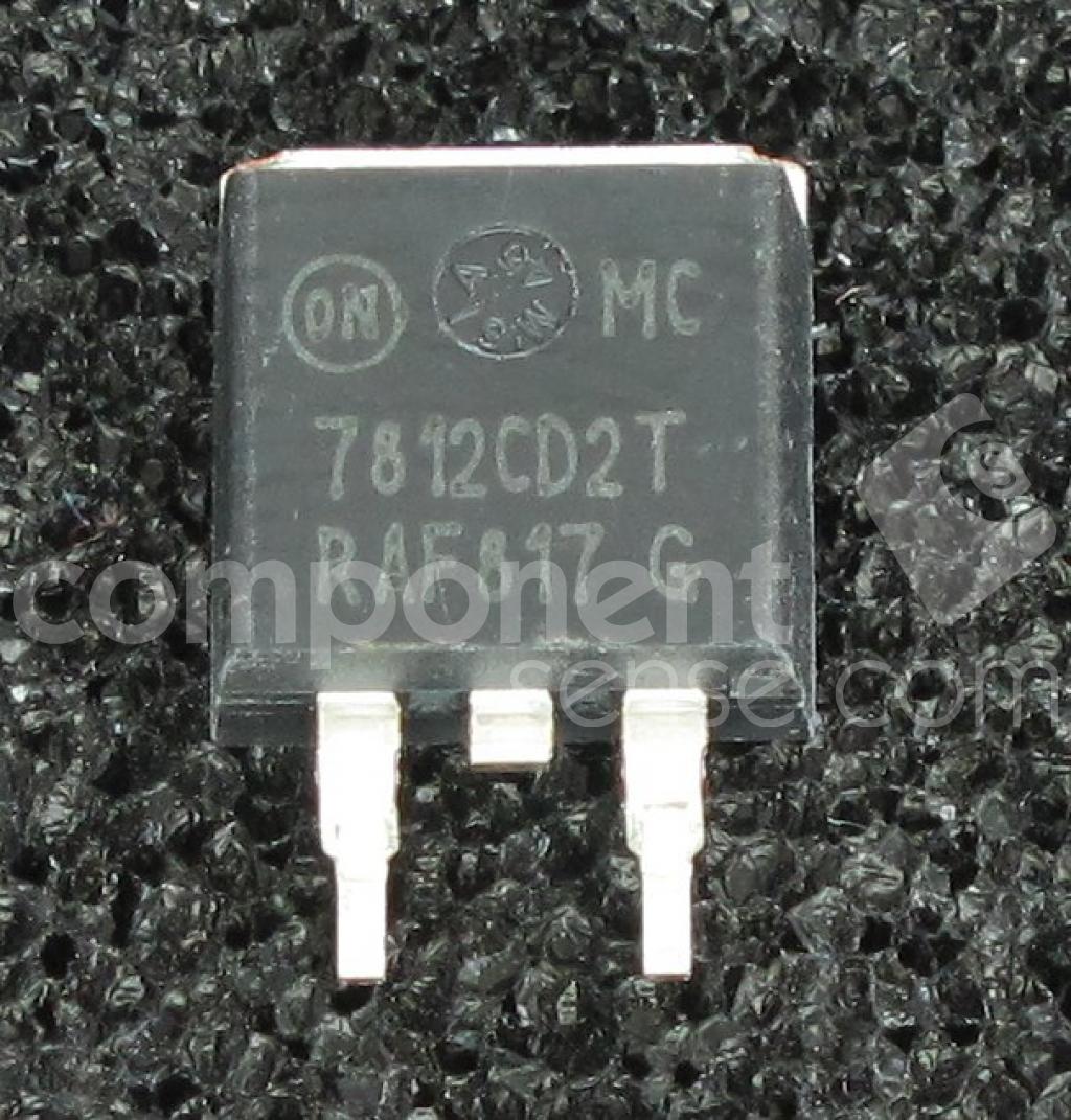 MC7812CD2TG ON Semiconductor | Component Sense