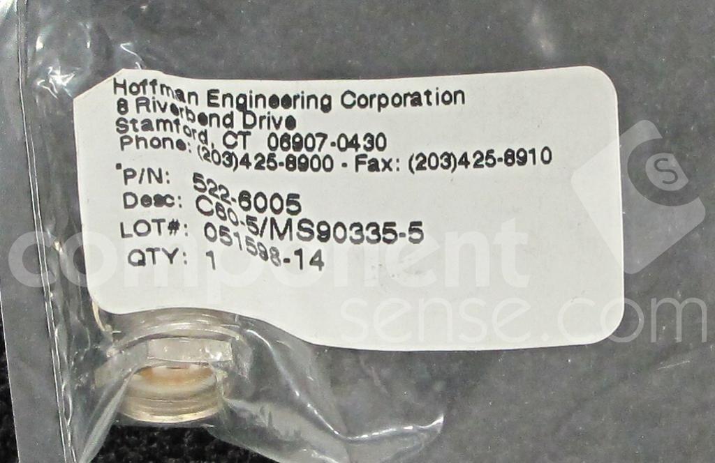 522-6005 Hoffman Engineering Corp. | Component Sense