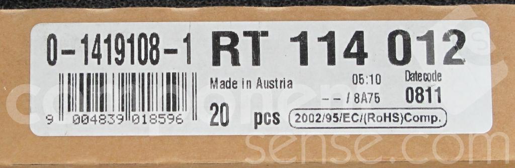 RT114012 Tyco Electronics | Component Sense