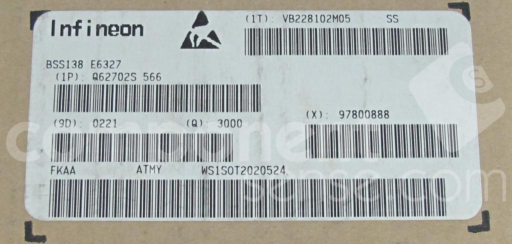 BSS138E6327 Infineon Technology | Component Sense
