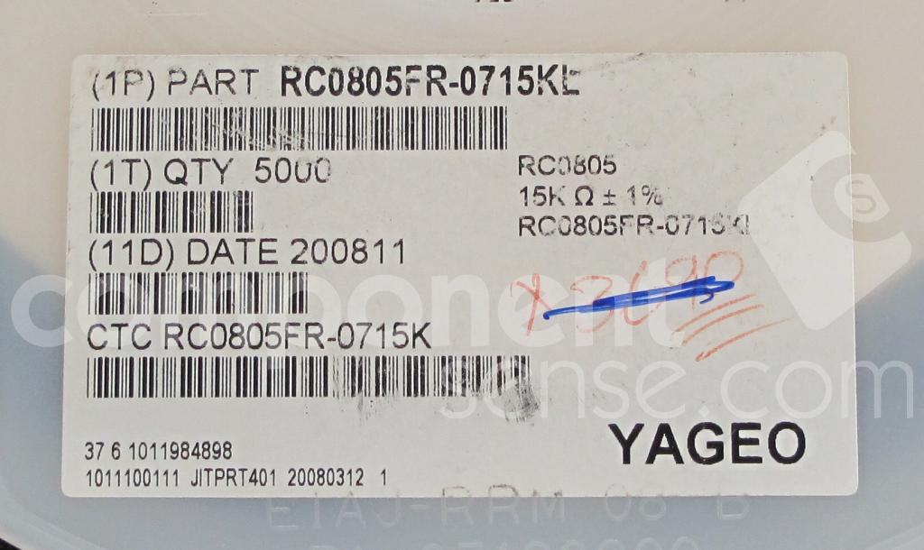 RC0805FR-0715KL Yageo | Component Sense