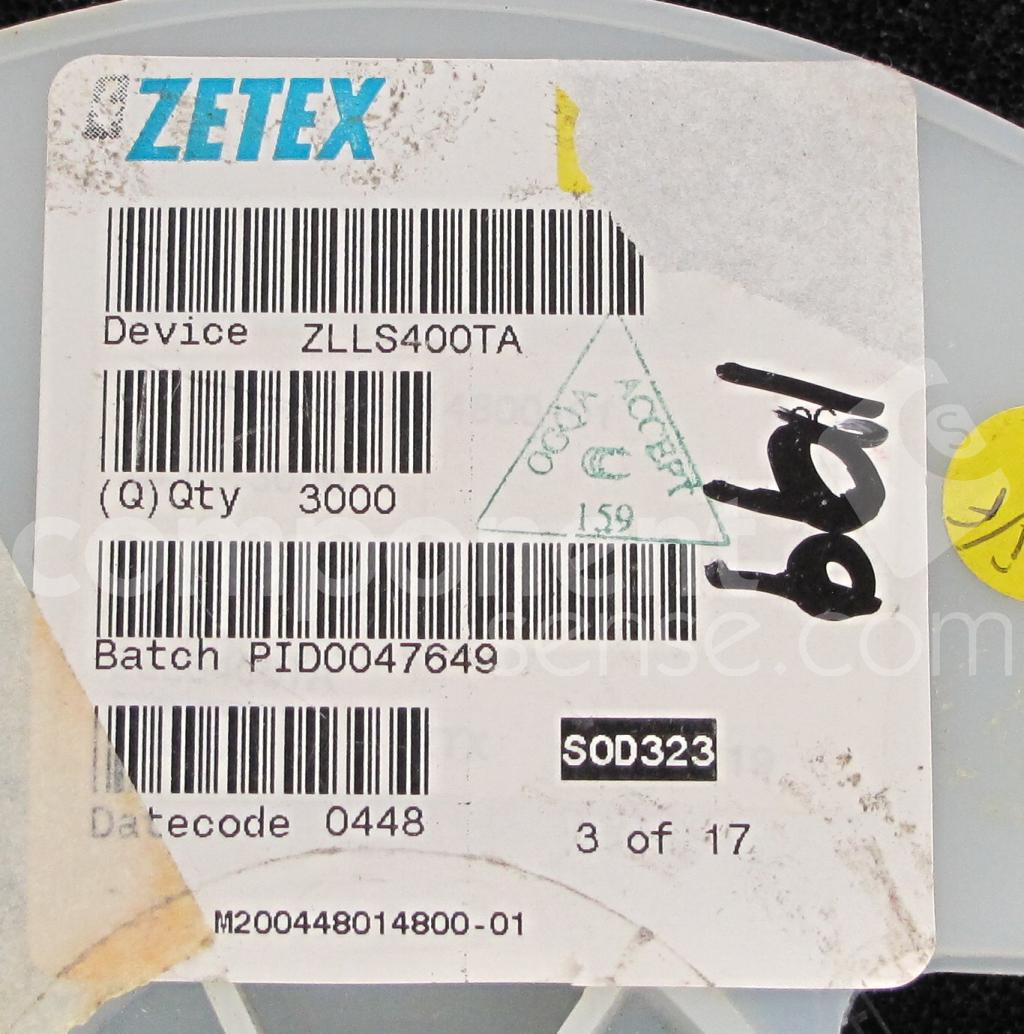 ZLLS400TA Zetex Inc | Component Sense