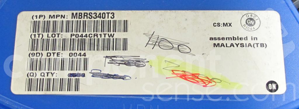 MBRS340T3 ON Semiconductor | Component Sense